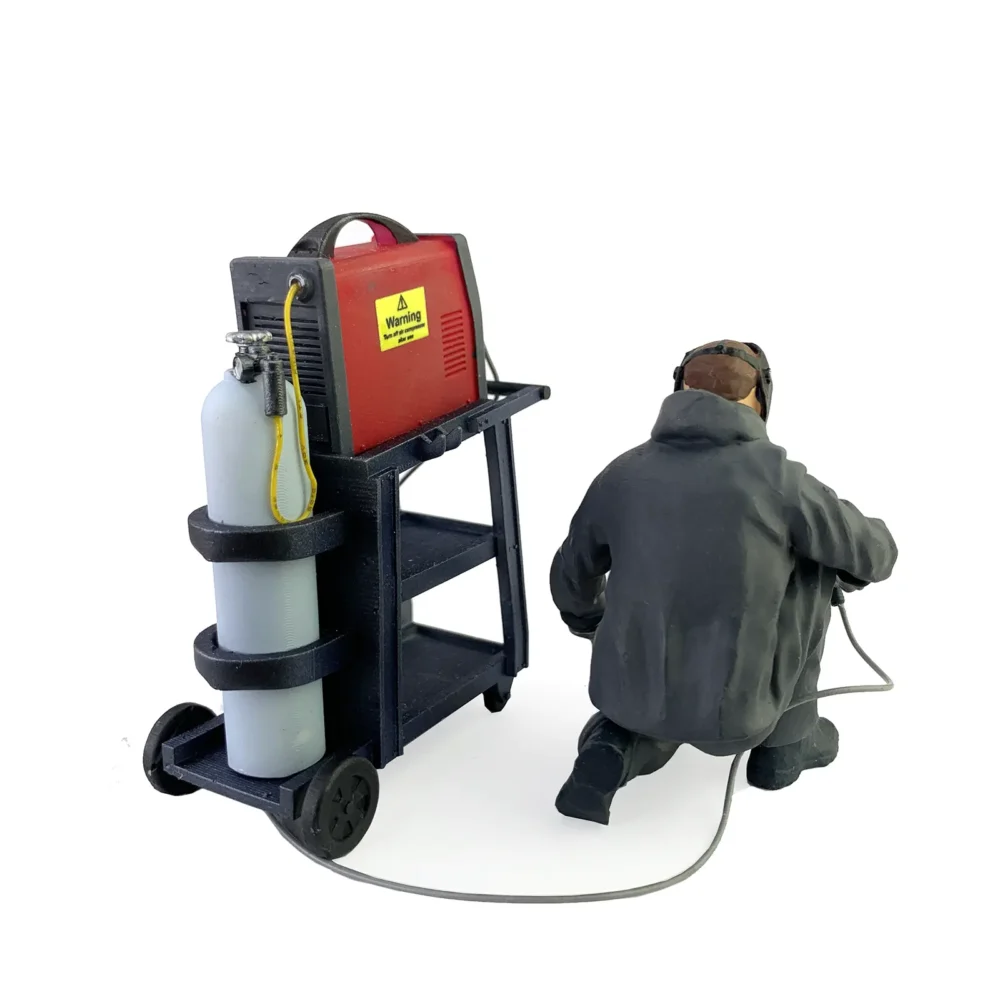 1-18 scale Welder for Garage Diorama - for your miniature world