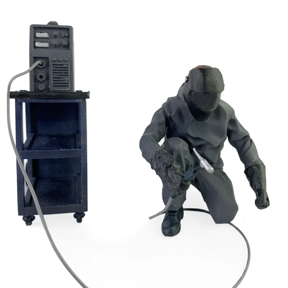 1-18 scale Welder for Garage Diorama - for your miniature world