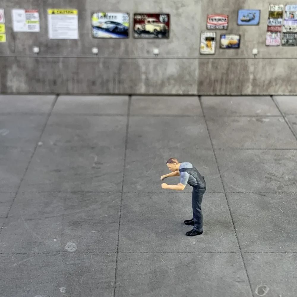 1-64 Scale S Scale Mechanic Figure Workshop - All scale diorama ...