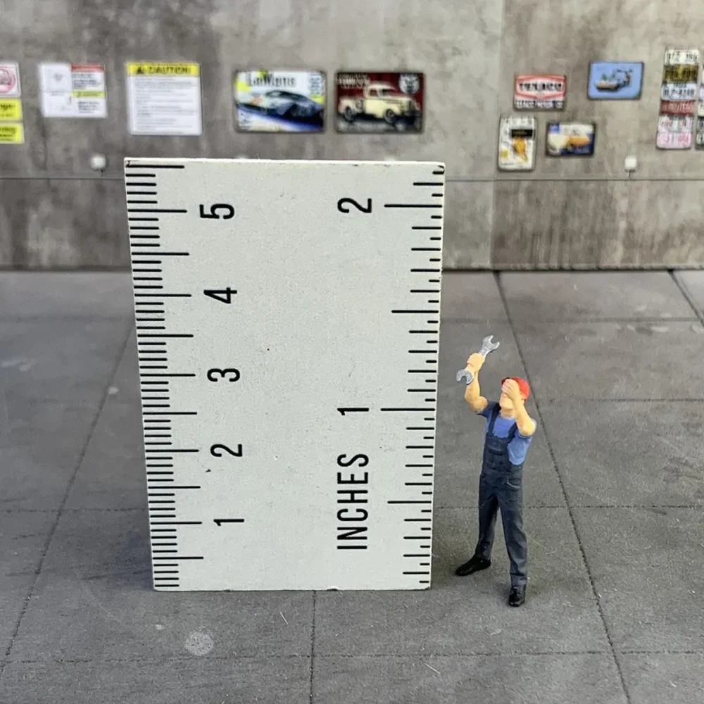 S Scale Workshop Mechanic Figurine with Spanner Model - All scale ...